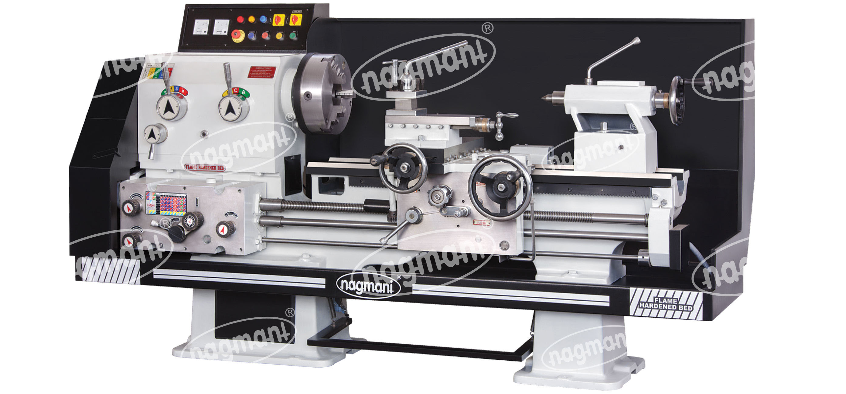 Heavy Duty Geared Head Lathe Machine from Nagmani Lathe